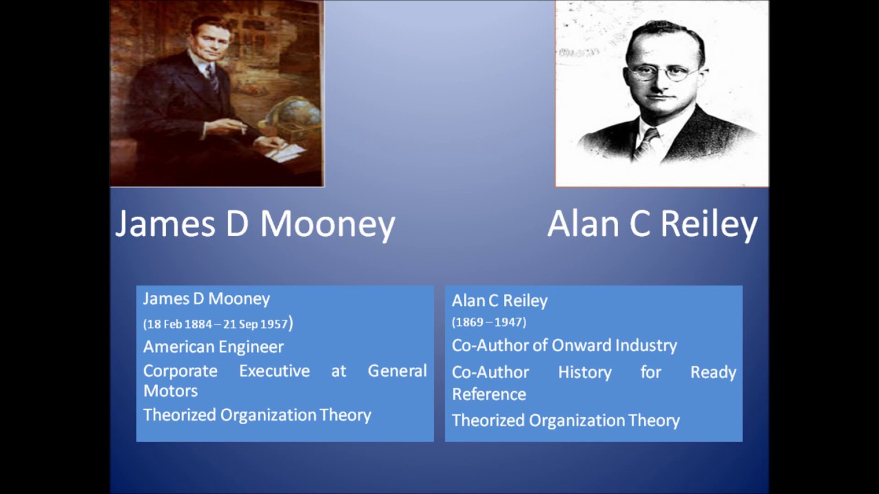 James D Mooney and Alan C Reiley - YouTube