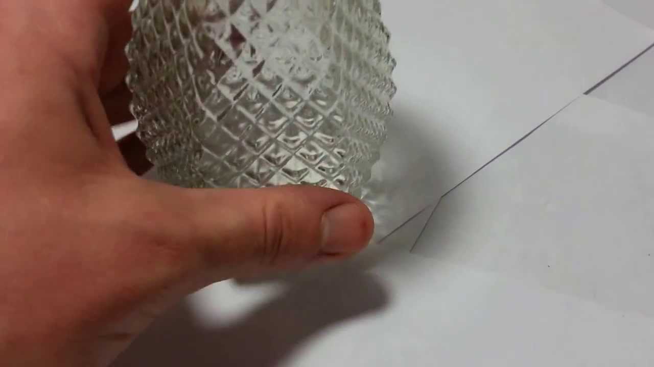 Hoosier Glass Company Clear Glass Diamond Quilt Pattern 4071 - YouTube