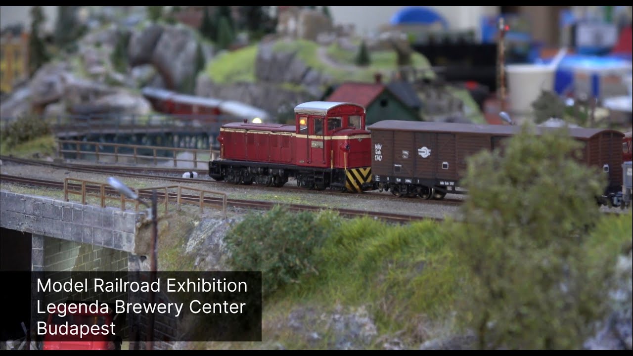 Model railroad exhibition Legenda Brewery Center Budapest p1 - YouTube