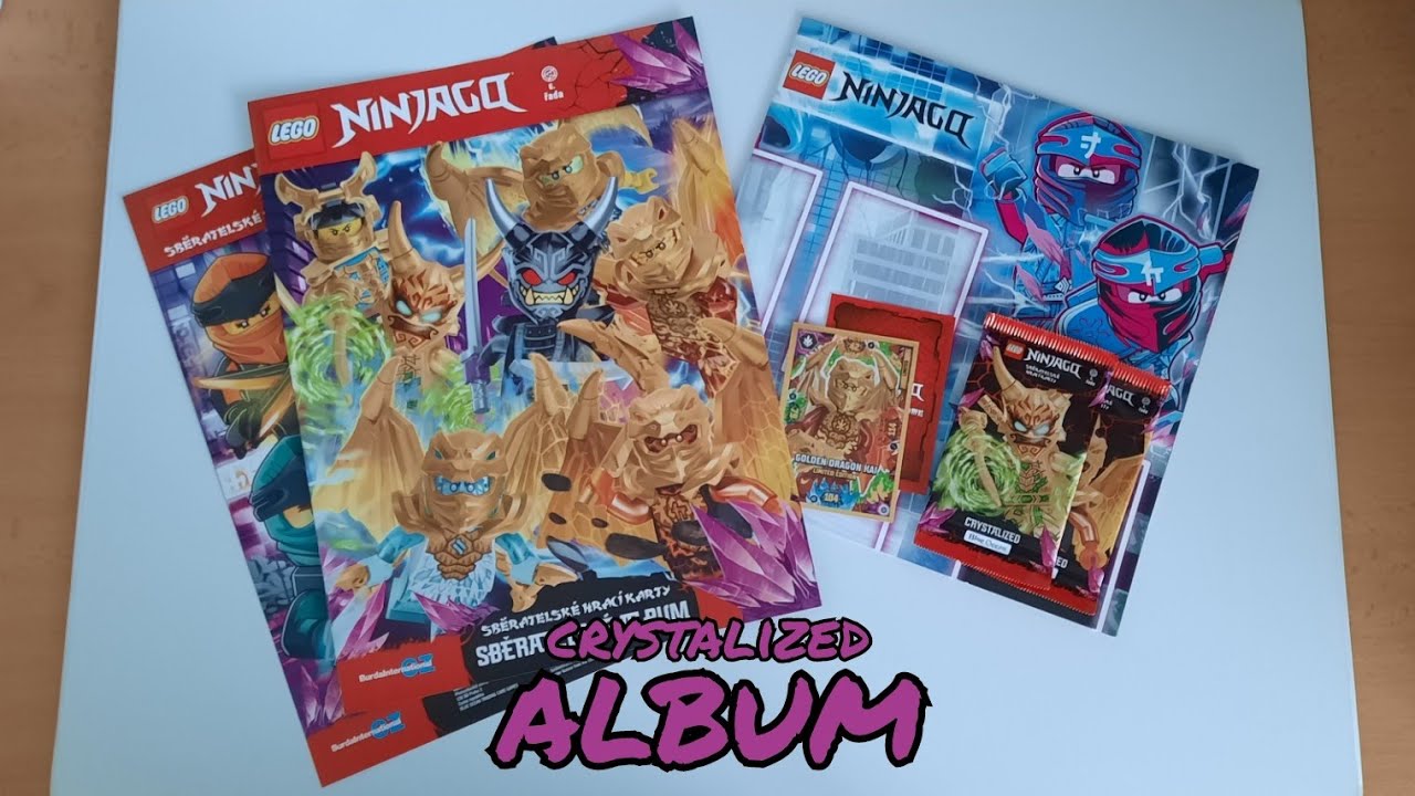 Album pro novou řadu! | Lego Ninjago kartičky řada Crystalized - YouTube
