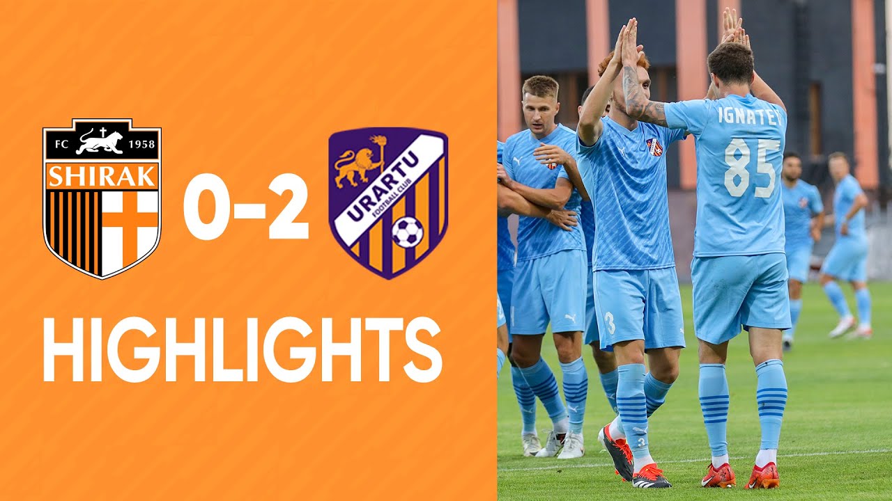 Fastex PL, Matchday 6 | SC Shirak - Urartu FC 0-2 | HIGHLIGHTS - YouTube