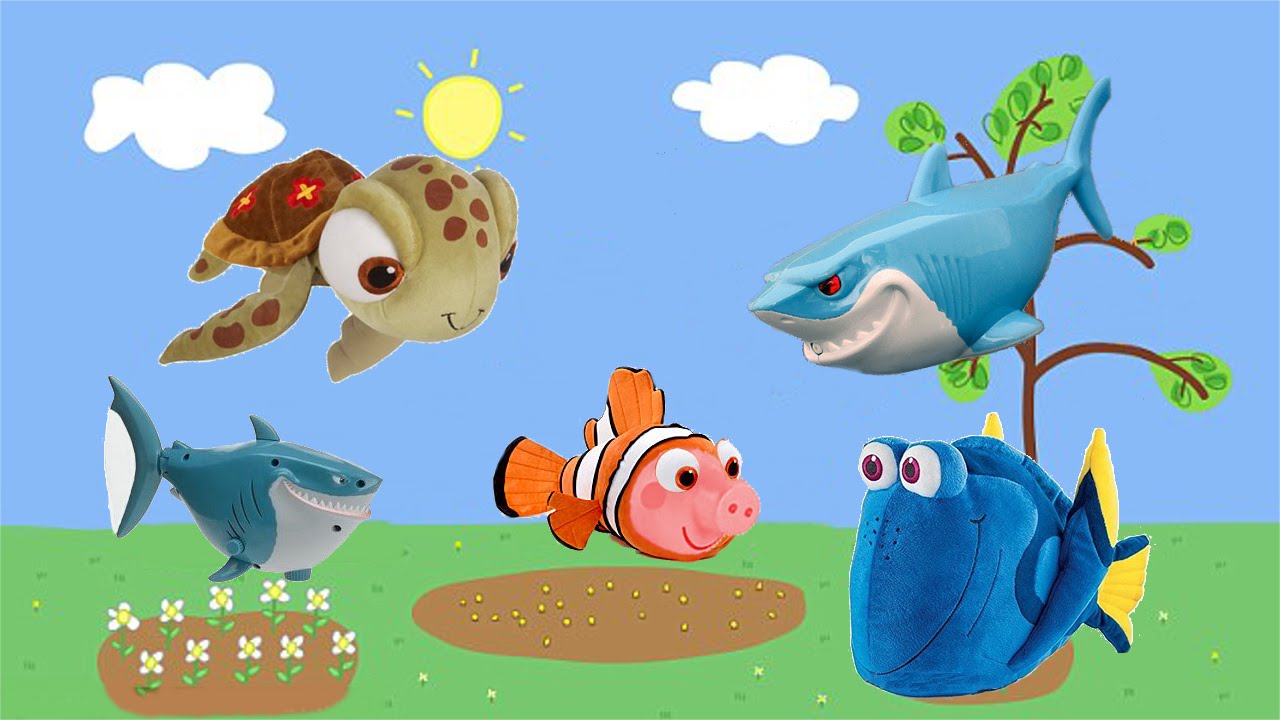 Peppa Pig en español buscando a nemo finding Dory Crush tiburones de ...