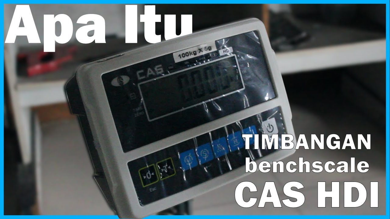 Cara Kalibrasi Timbangan Digital CAS HDI | Kotakpensil.com - YouTube