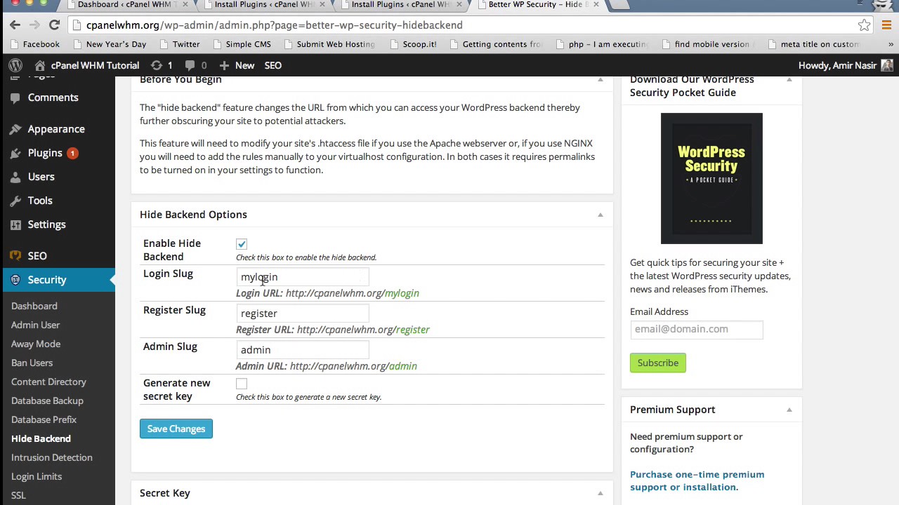 How to Secure WordPress with Better WP Security Plugin ? - YouTube