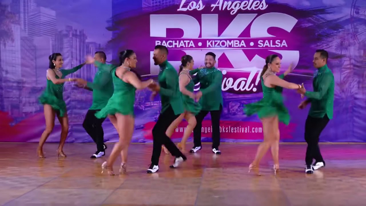 ME Sabor Dance Studio Salsa Company from Santa Barbara at LA BKS! - YouTube