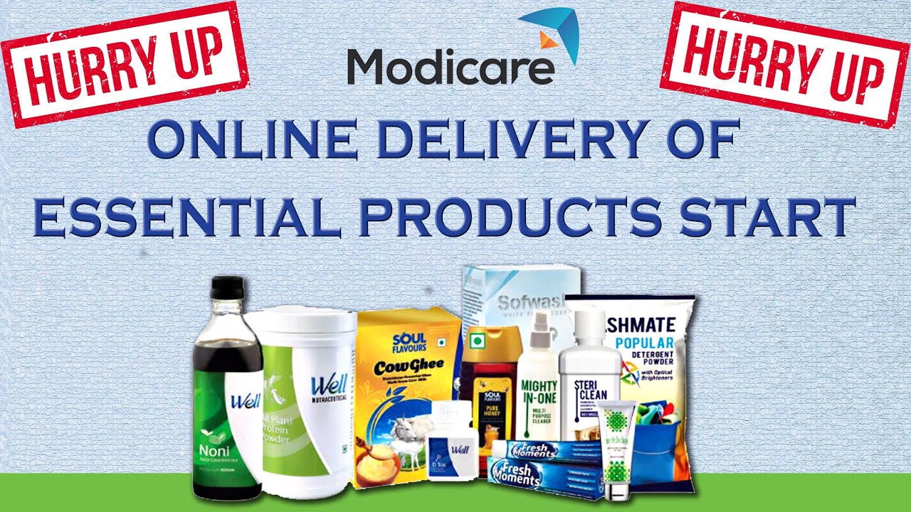 Modicare online delivery of essential products start I modicare online ...