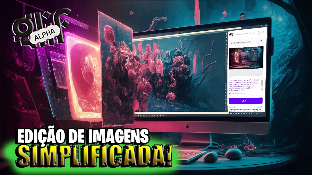 😱DESPERTE SUA CRIATIVIDADE TRANSFORME IMAGENS COM GLIF ALPHA! - YouTube