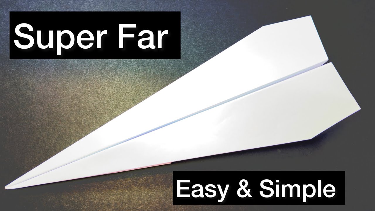 How to make Fastest paper plane |Easy and super fast paper airplane ...