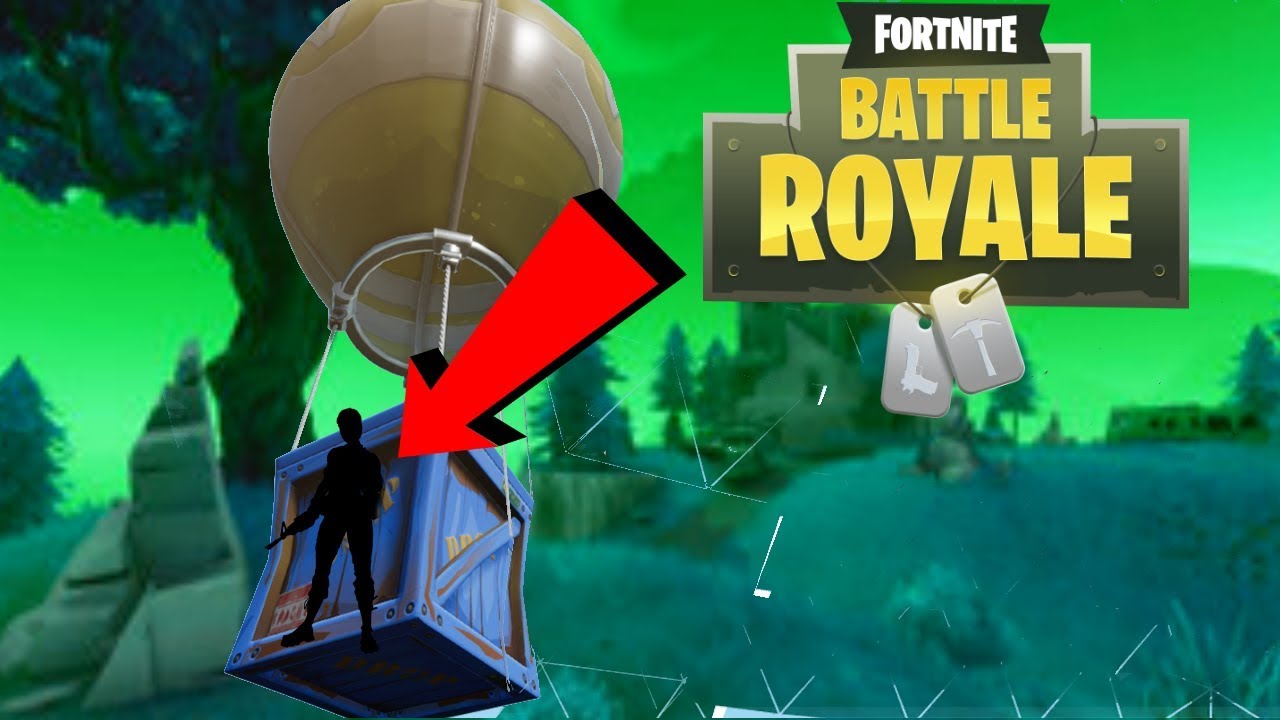 I'm Hiding Inside The Supply Drop! | Fortnite: Battle Royale - YouTube