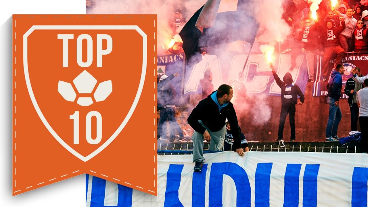 TOP 10 Atmospheres In Football - YouTube
