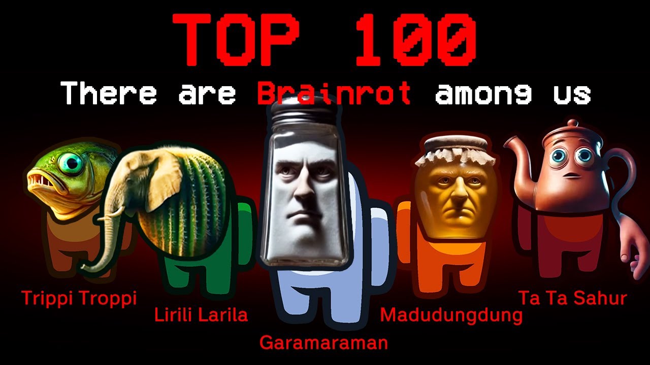 Top 100 Funny Moments of Brainrots in Among Us - YouTube