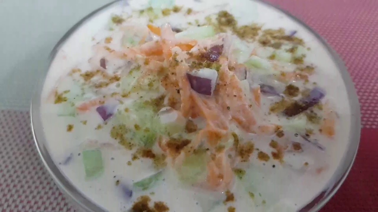 Beaten curd raitha - YouTube
