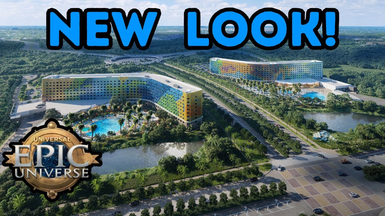 NEW LOOK At Epic Universe Hotels Opening January 2025! | Universal ...