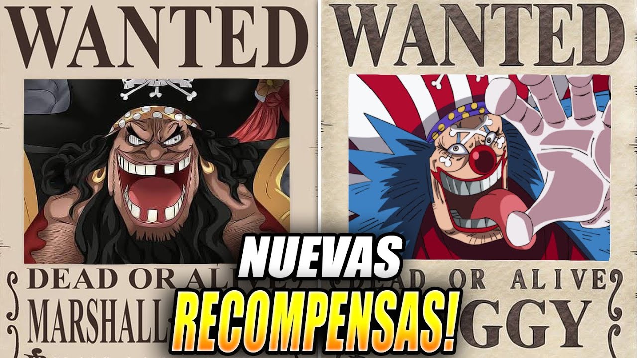 La NUEVA RECOMPENSA de BUGGY y KUROHIGE! One Piece Teoria - YouTube