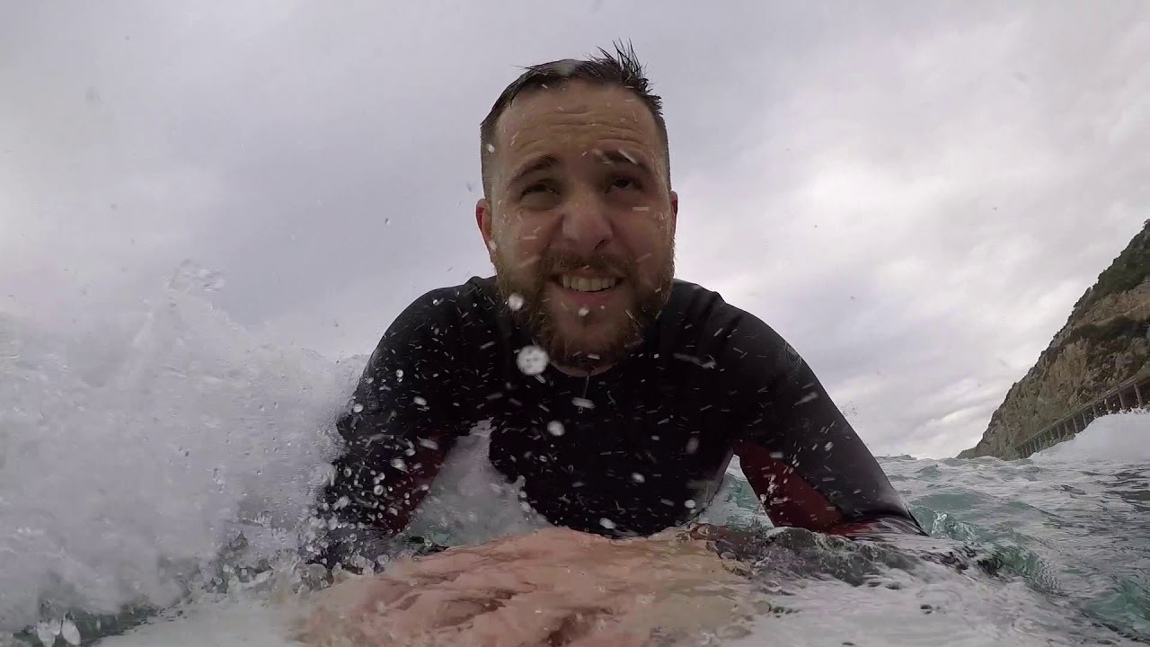 Vuelta al surf + estreno de la insta 360 one en el agua - YouTube