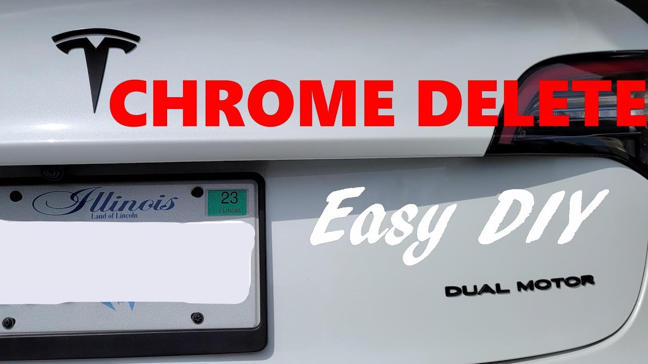 Emblem Blackout / Chrome Delete Quick DIY Spray Part 1 - YouTube