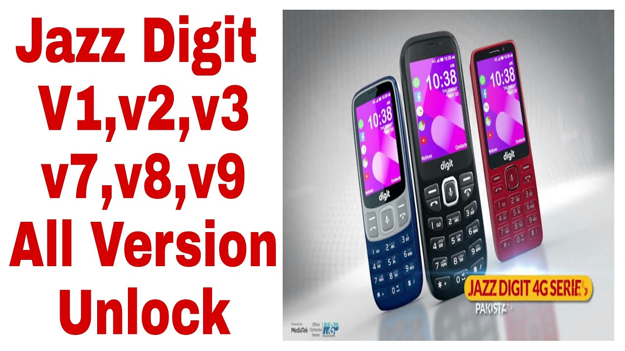 Jazz Digit 4G V1, V2, V3 V7, V8, #V9 Unlock solution File Description ...