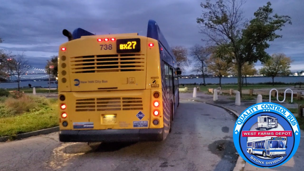 NYCT || West Farms Road Bound 2017 XN40 Xcelsior CNG #738 Bx27 Bus at ...