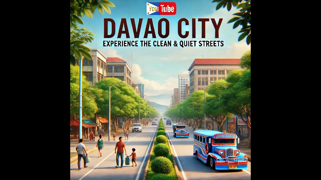 Davao City Walk: Experience the Clean & Quiet Streets - YouTube