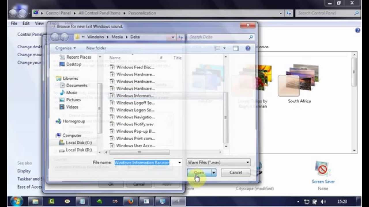 Windows 7 Tips : How to change Exit windows sound - YouTube