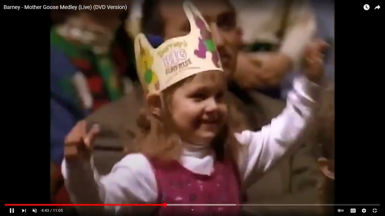 Rachel from Barney's Big Surprise (1998) Playing to Honky-Tonk Hip-Hop ...