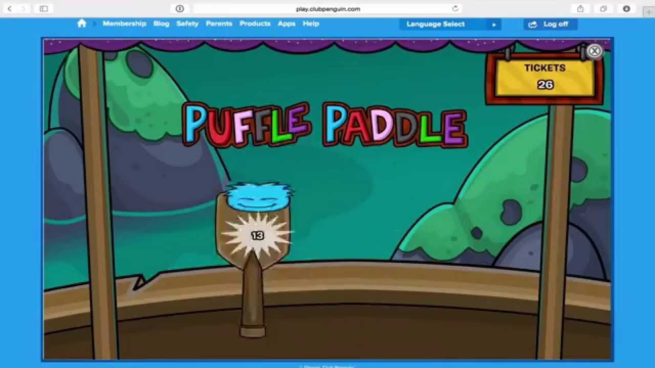 Puffle Paddle Time-Lapse - YouTube