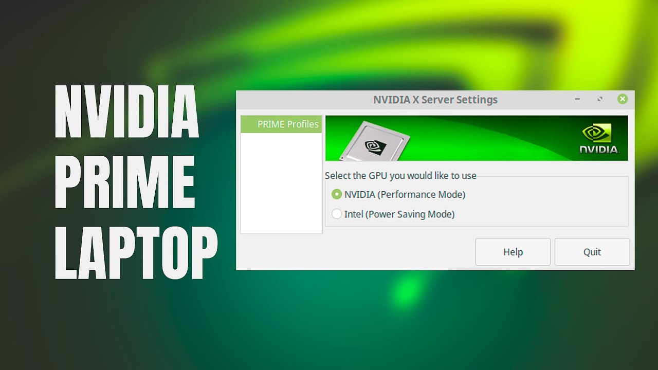 Nvidia Prime Para Laptops | Como Administrar Correctamente En Linux - YouTube