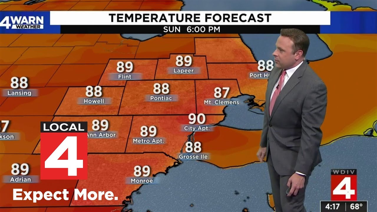 Metro Detroit weather forecast Aug. 30, 2023 -- 4 p.m. Update - YouTube