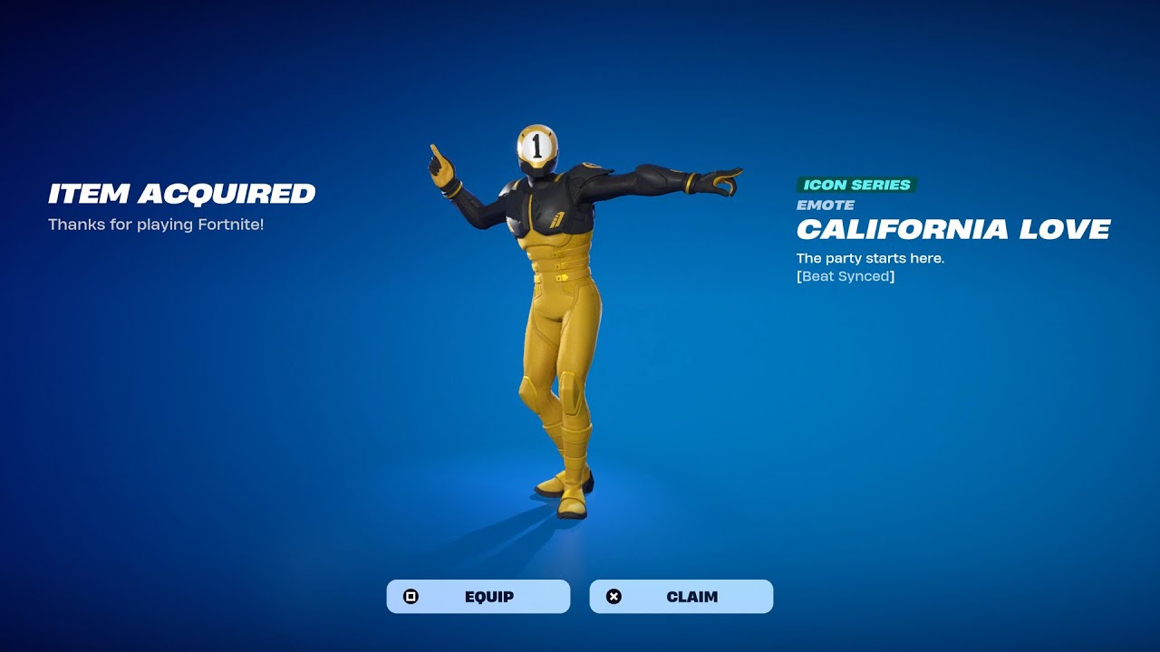 How To Get California Love Emote NOW FREE in Fortnite! (Free California ...