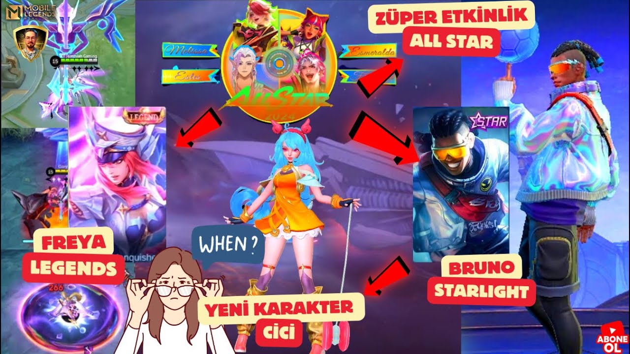 NE ZAMAN ? - Freya Legends - Yeni Karakter Cici - All Star 2024 - Bruno ...