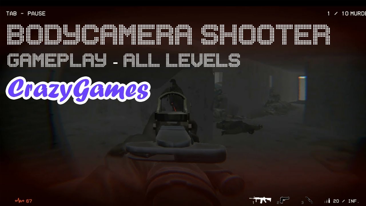 Crazygames Body Cam Shooter Gameplay - All levels - Swat Player ...