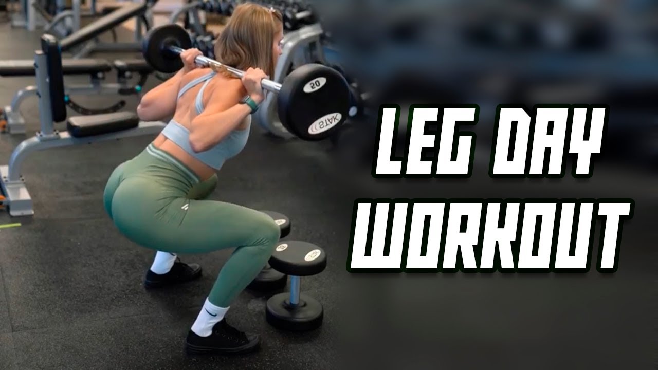 LEG DAY - Strength Workout (Sets and Reps Included) - YouTube