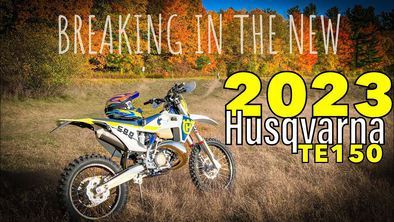 Breaking in my 2023 Husqvarna TE150 at Gopher Dunes Raceway - YouTube