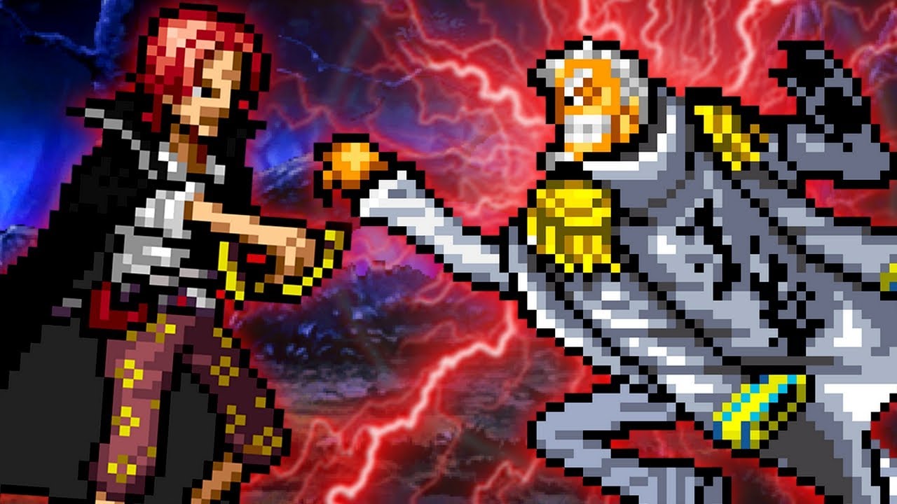 SHANKS VS GARP (FINAL ARC) - ONE PIECE - MUGEN BATTLE - YouTube