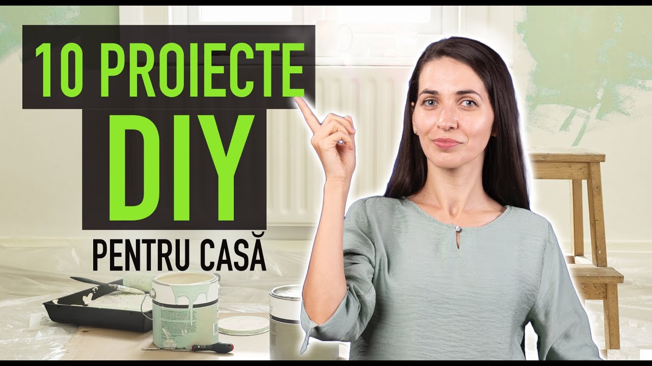 10 PROIECTE DIY pentru casă - YouTube
