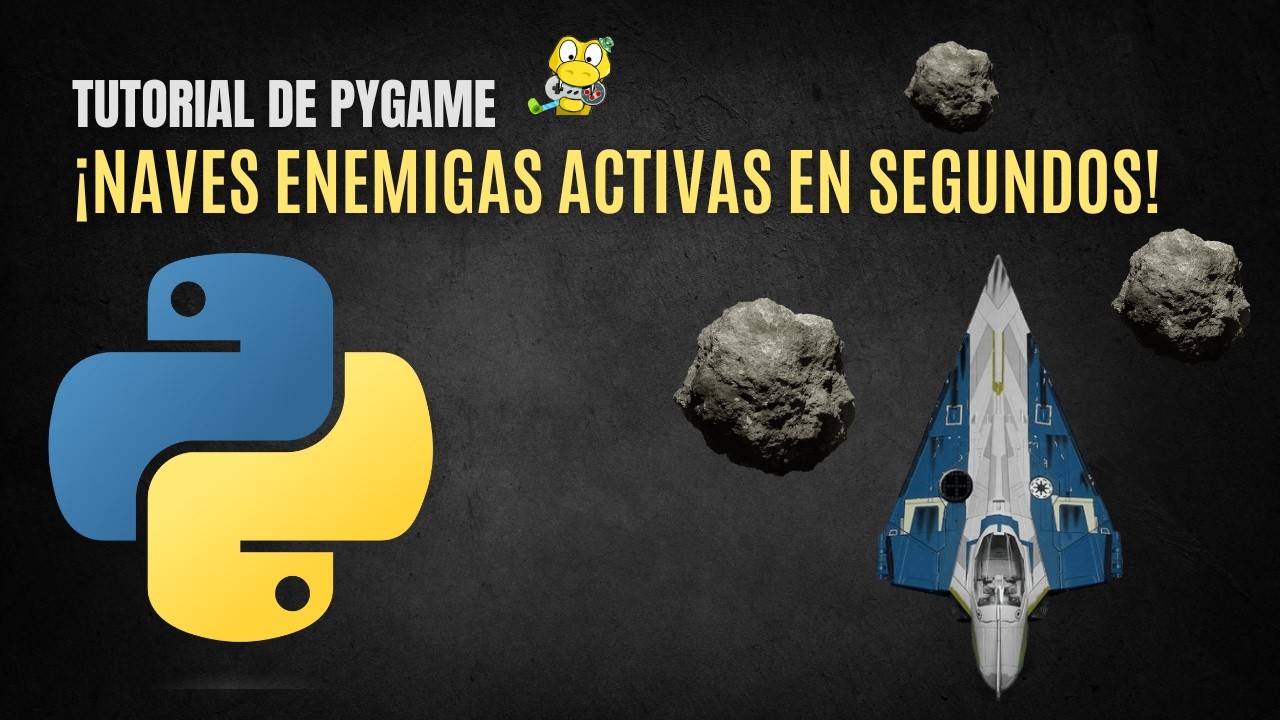 Cómo Implementar Naves Enemigas en Pygame | Tutorial Completo 🚀 - YouTube