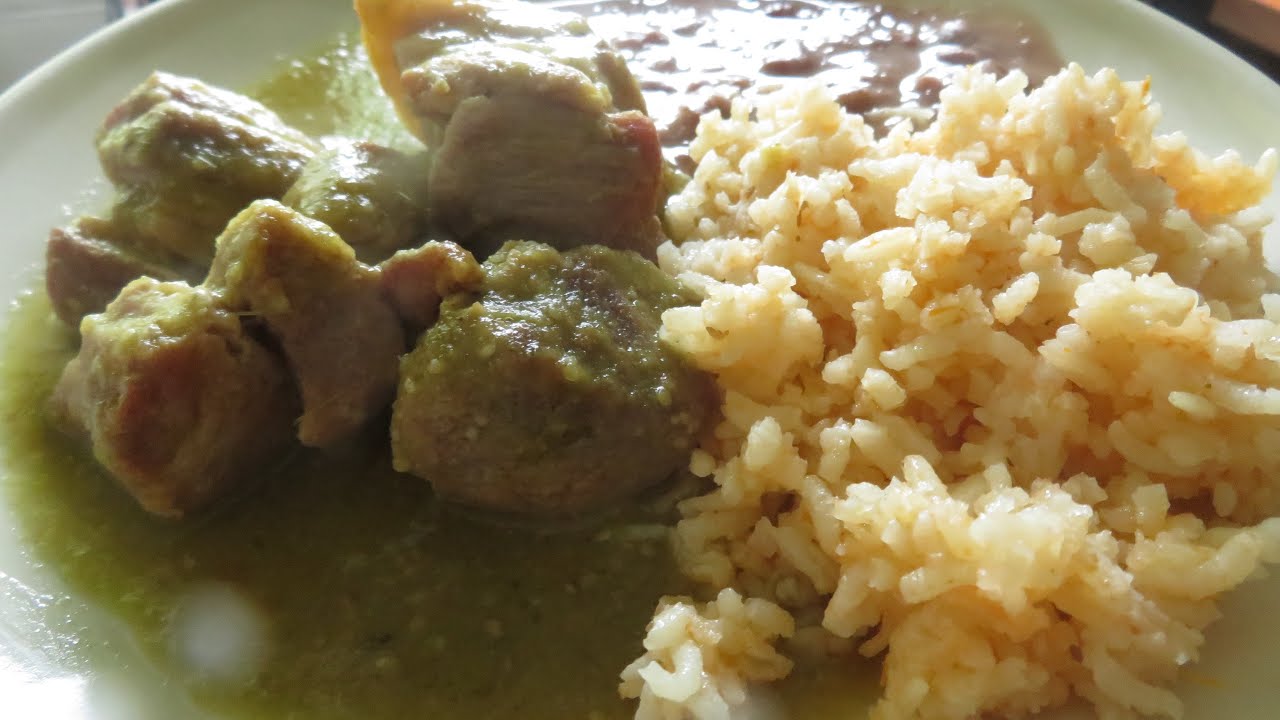 How to make adobo verde: Mexican style - YouTube