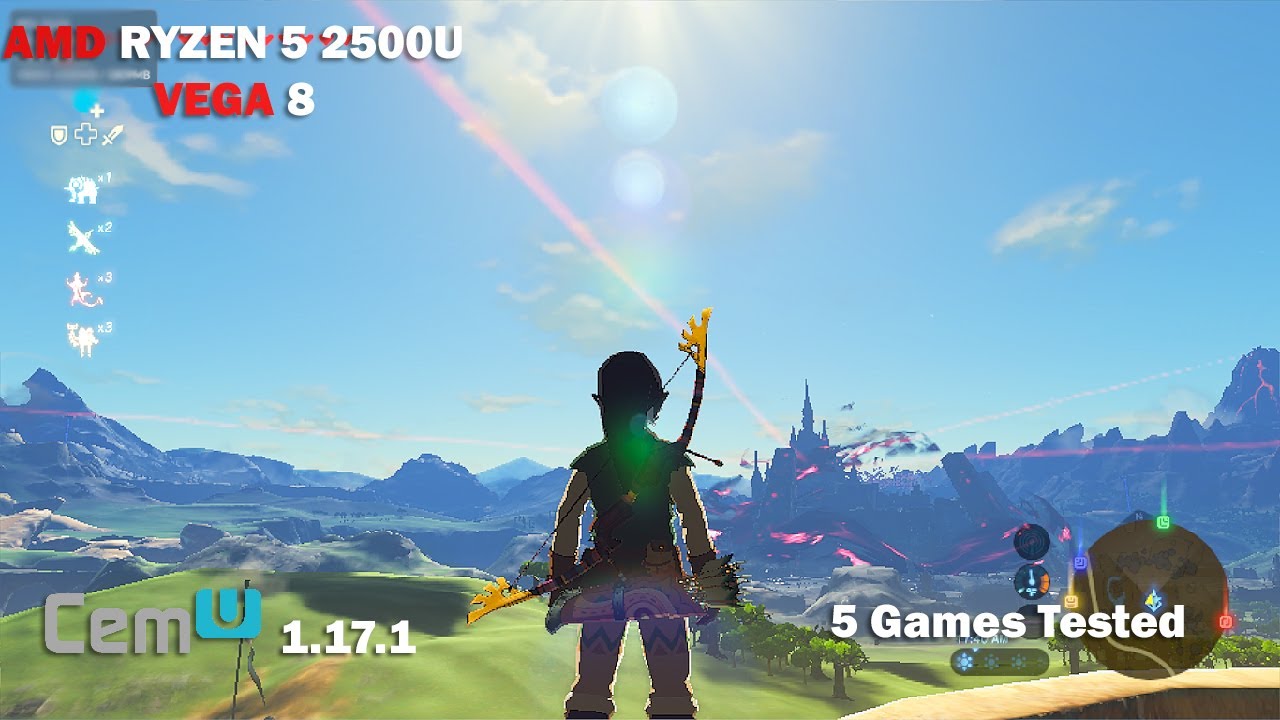 Cemu 1.17.1 Vulkan - 5 Games Tested(SSB , BOTW , MK8...) - AMD Ryzen 5 ...