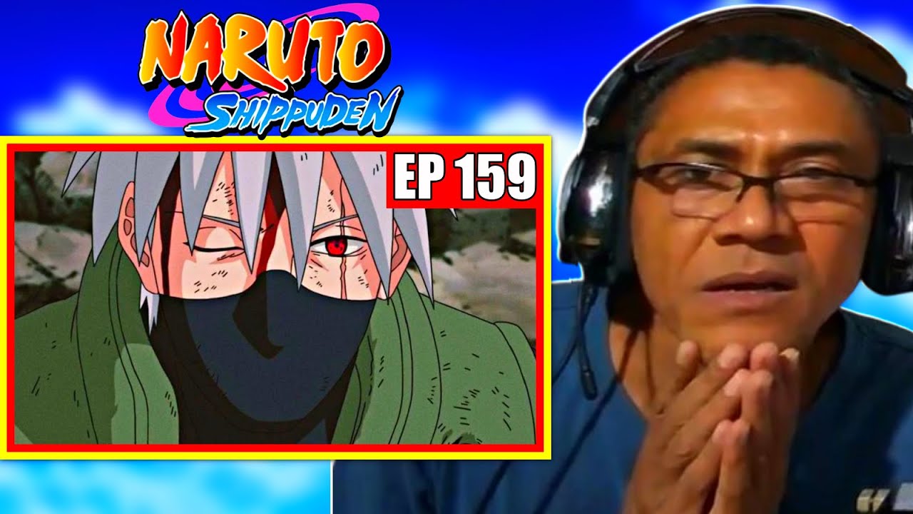 A MORTE DE KAKASHI | PAI REAGINDO | NARUTO SHIPPUDEN EP 159 - YouTube