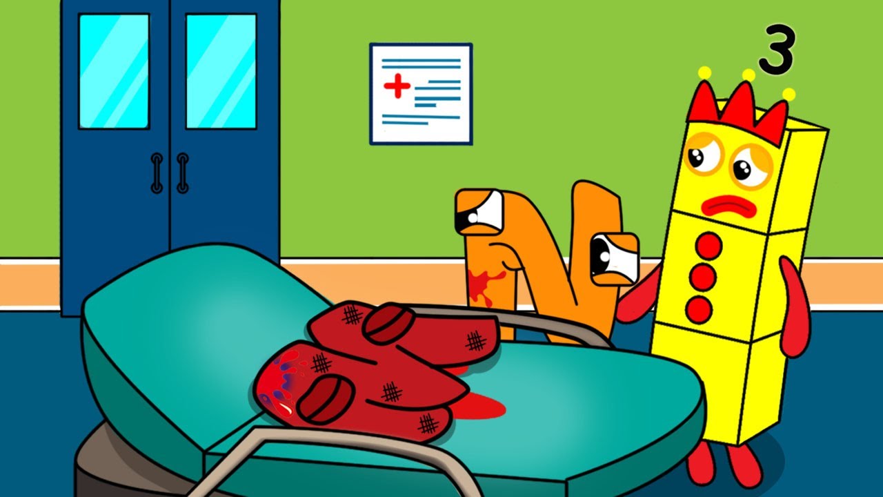 Alphabet Lore M is Sick, N and NB 3 are in anxious situation ...