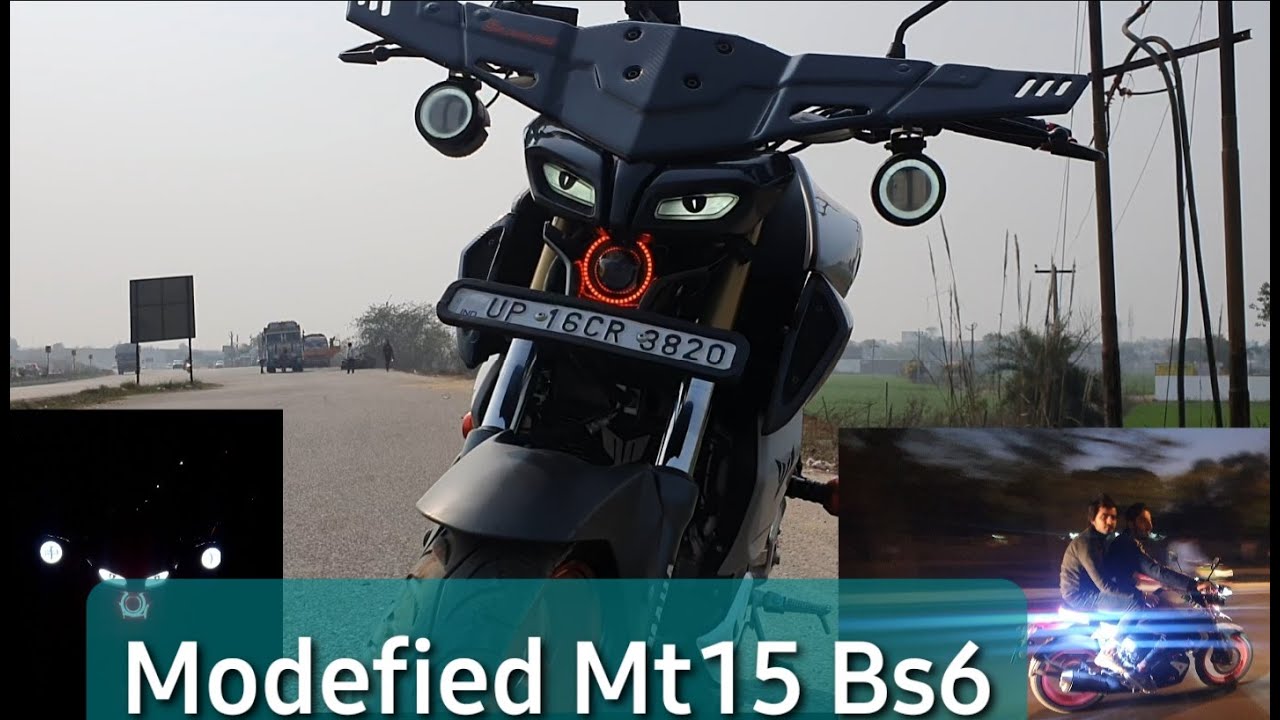 India's only 3D Carbon wrap MT 15 | MT15 Modification|| Modified MT15 ...