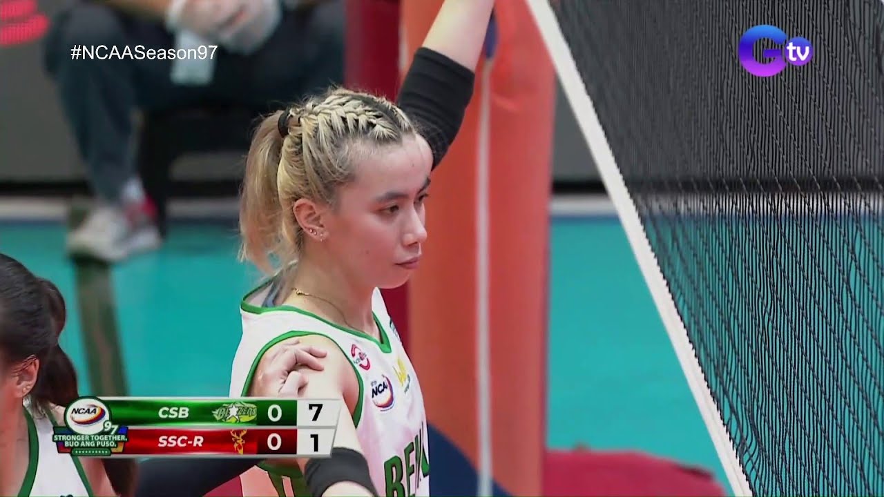 Legally Blonde | Michelle Gamit puts CSB on top in Set 1, 8-1! # ...