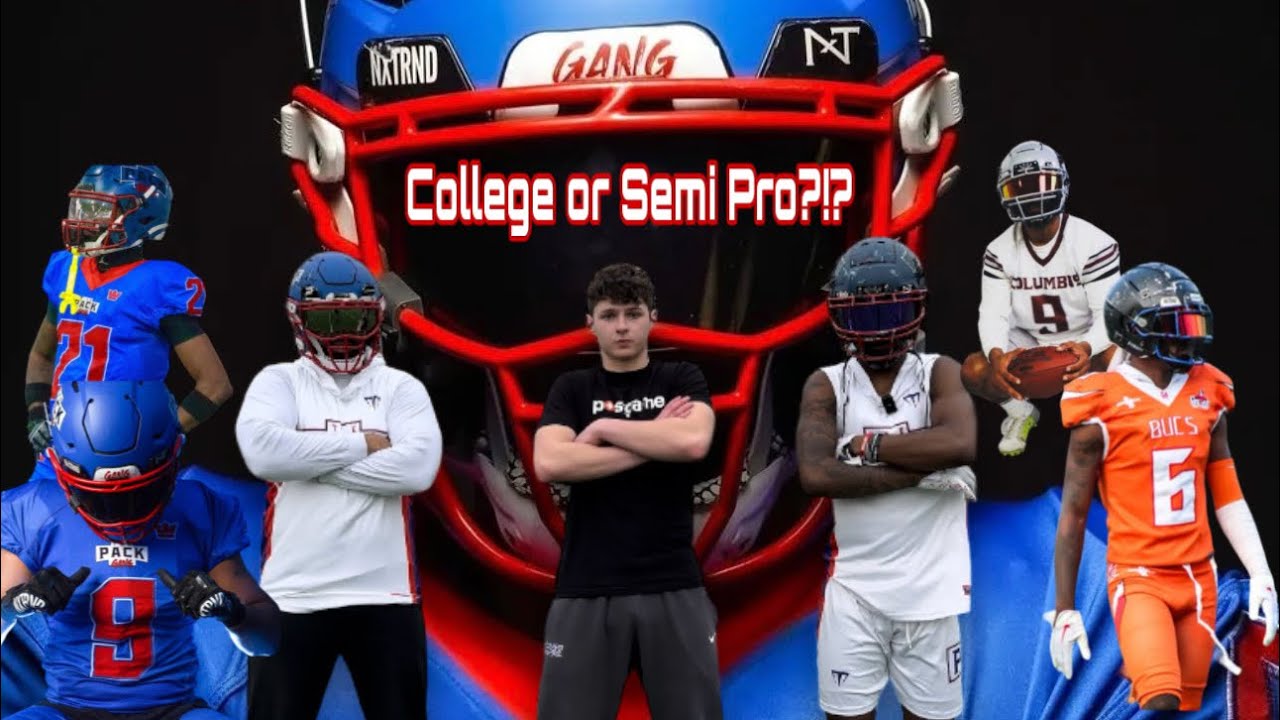 D3 College Football Player Takes On Semi Pro - YouTube