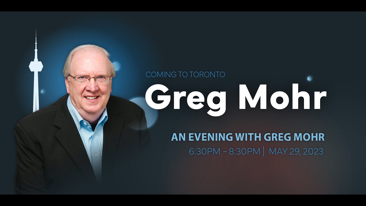 An Evening with Greg Mohr (May 29, 2023) - Faith, Your Sixth Sense ...