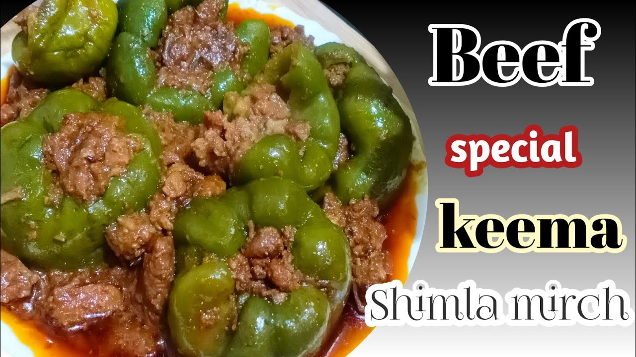 stuffed keema Shimla mirch | beef keema Shimla mirch |instant recipe 😋😋 ...
