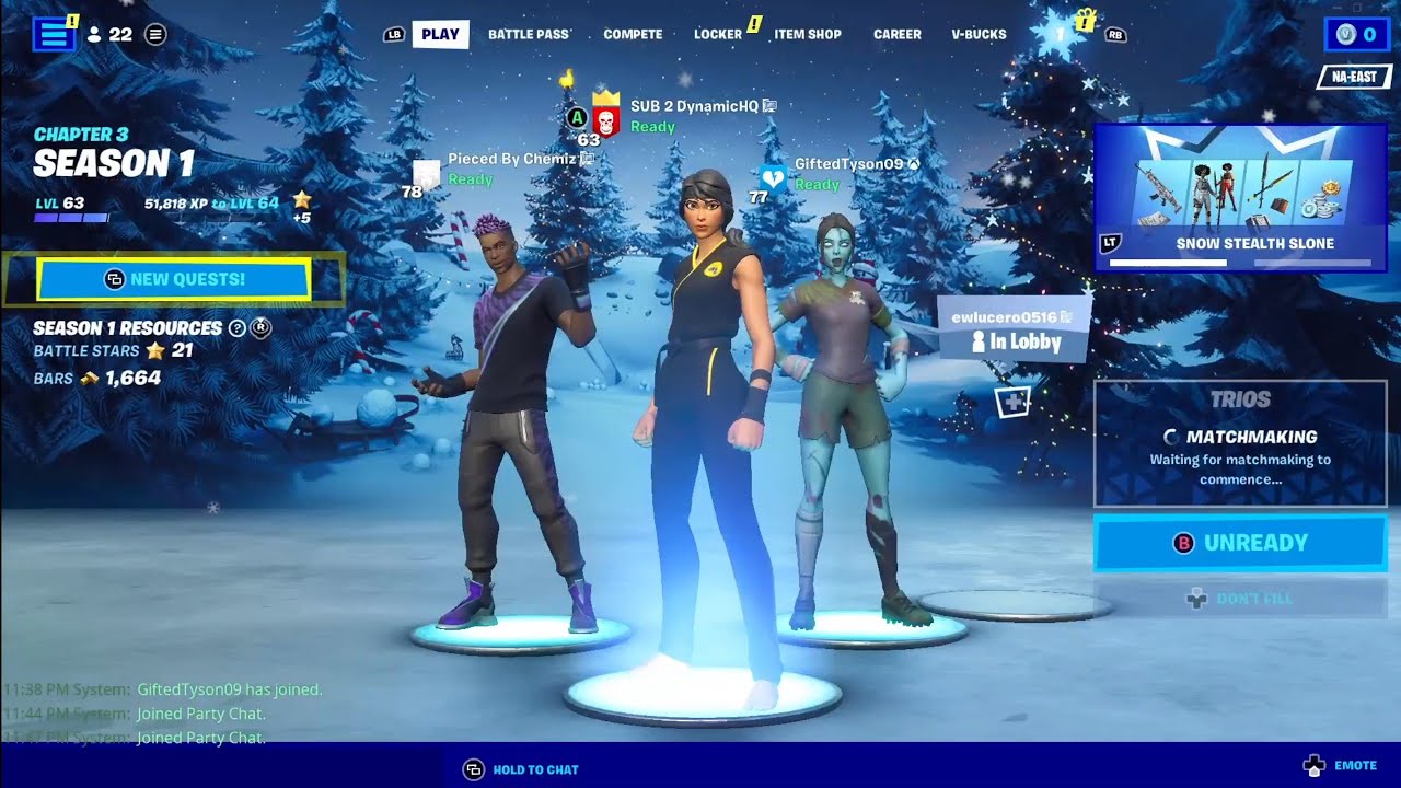 New Years fortnite Live Event (Happy New Years) - YouTube