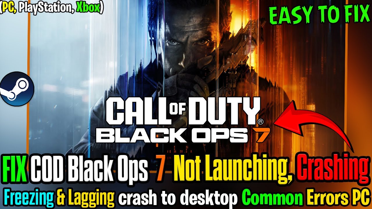 💻 COD Black Ops 7 Crash to Desktop? Fix Not Launching, Lag & Freeze ...