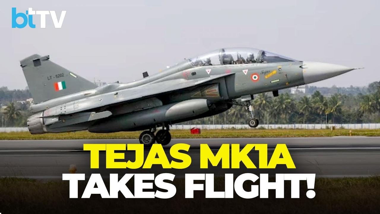 India’s Tejas Mk1A Takes Maiden Flight | Rajnath Singh Unveils HAL’s ...