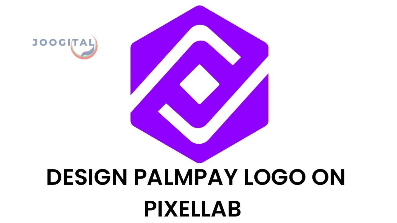 HOW TO DESIGN PALMPAY LOGO ON PIXELLAB #joogital #palmpay #logo # ...