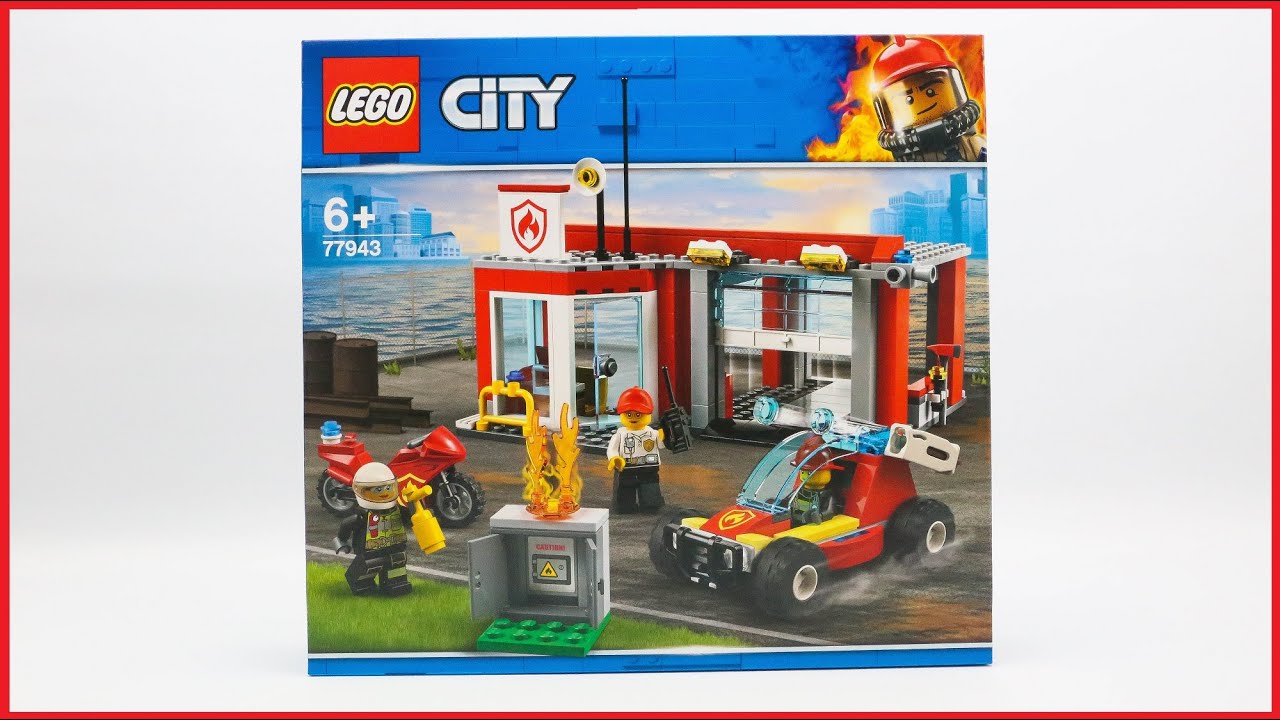 Lego City 77943 Fire Station Starter Set Speed Build - YouTube